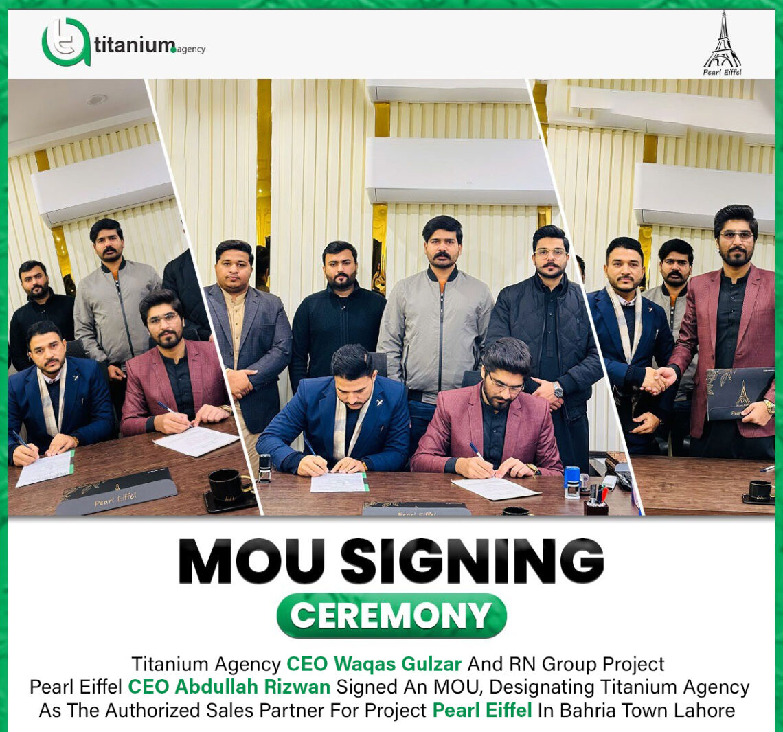 CEO Titanium Agency Signs MOU With Pearl Eiffel Highrise Project ...